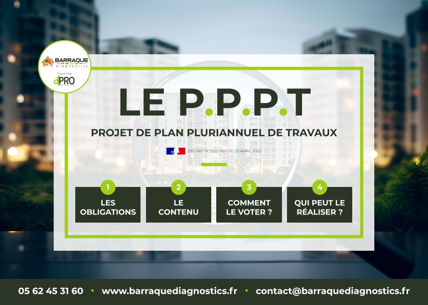 Le projet de plan pluriannuel de travaux - PPPT à Pau | Barraque Diagnostics